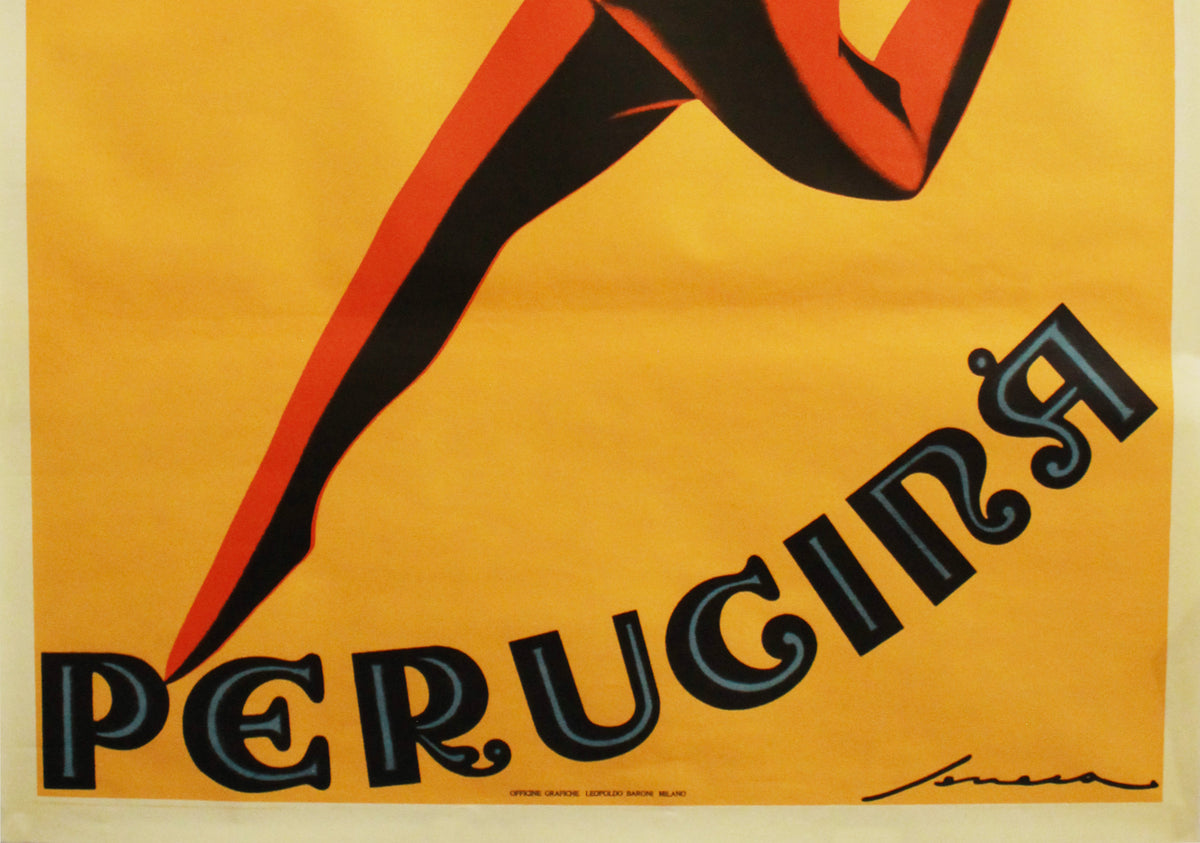 1928 Italian Food Art Deco Poster, Cioccolatini Perugina by Federico S ...