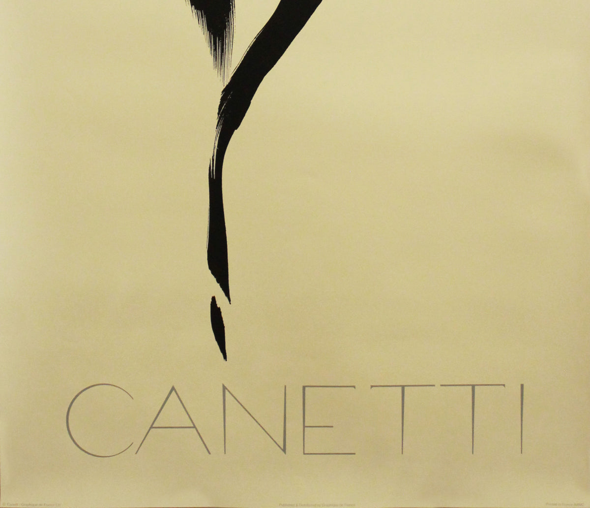 1980s Original Silkscreen Poster, Red Lips by Michel Canetti – L'Affichiste