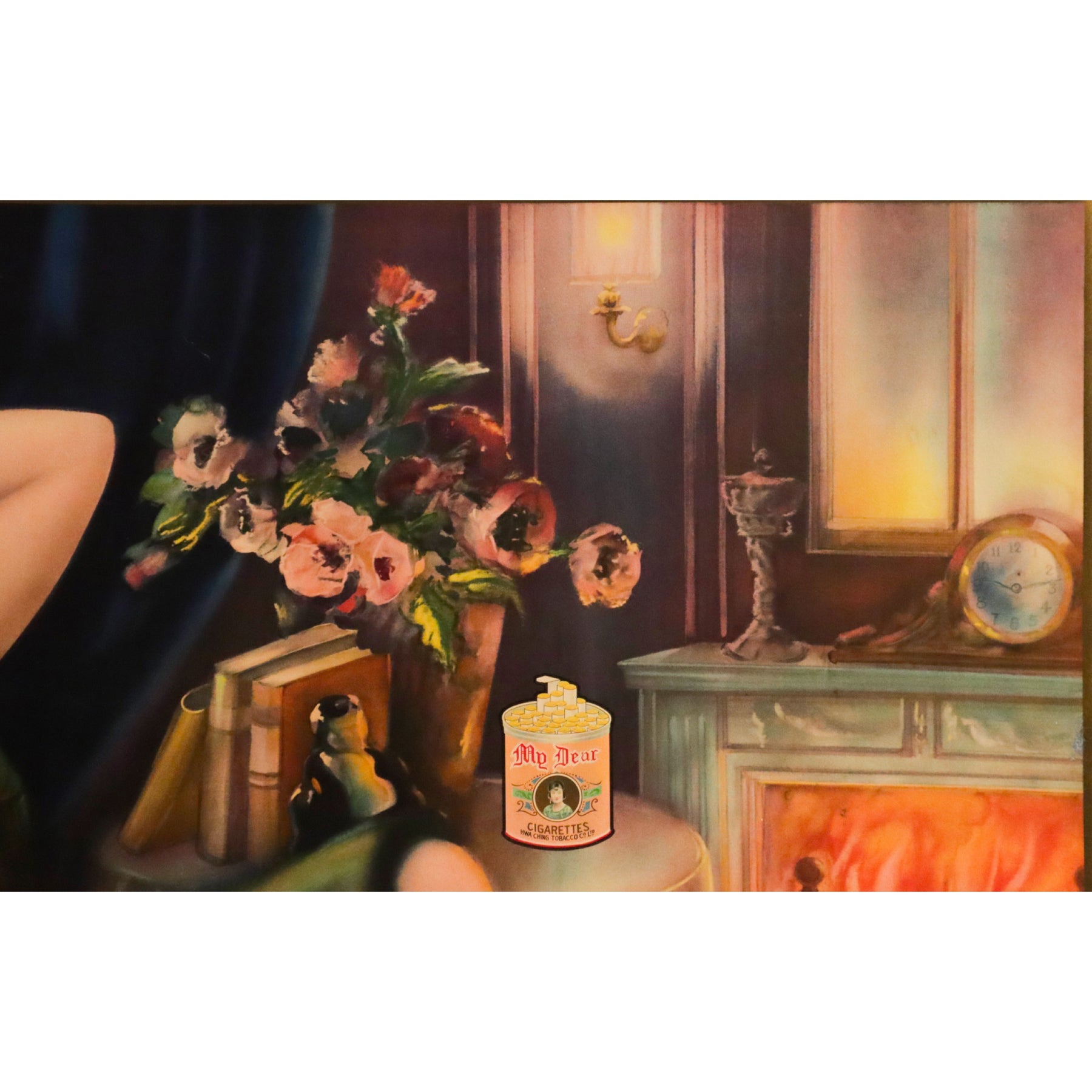 1930's Pre-Revolutionary Shanghai Girl Pin-Up Cigarette Advertisement ...