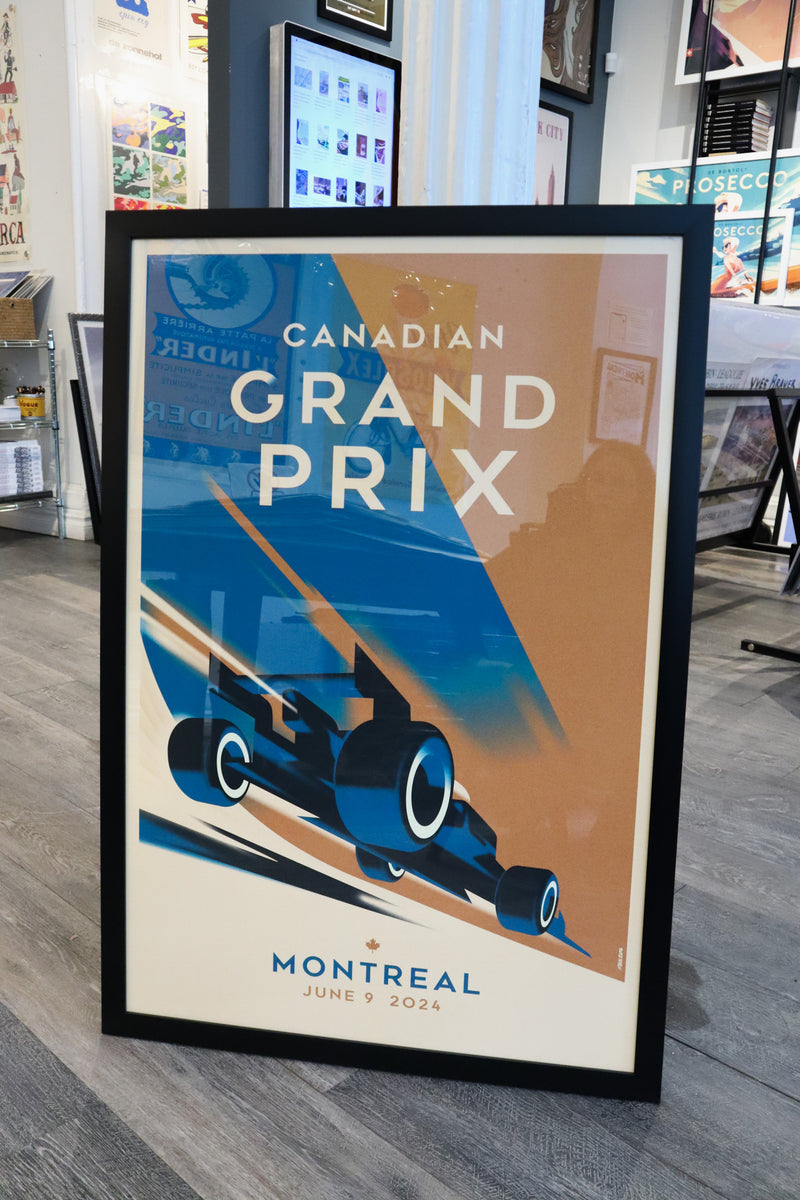2024 Contemporary Mads Berg Sports Poster - Canadian Grand Prix, Montr ...