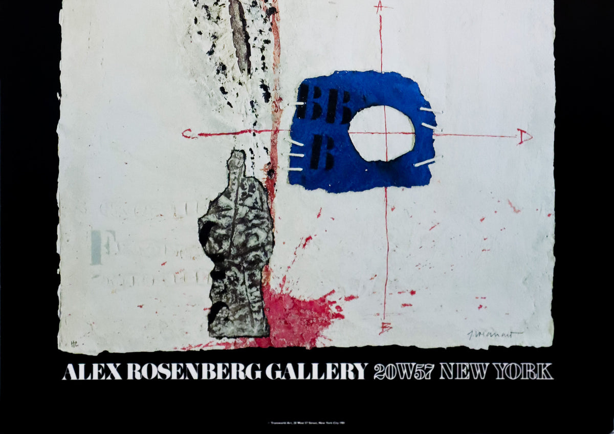 1982 Affiche Américaine d'Exposition - James Coignard, Galerie Alex Ro ...