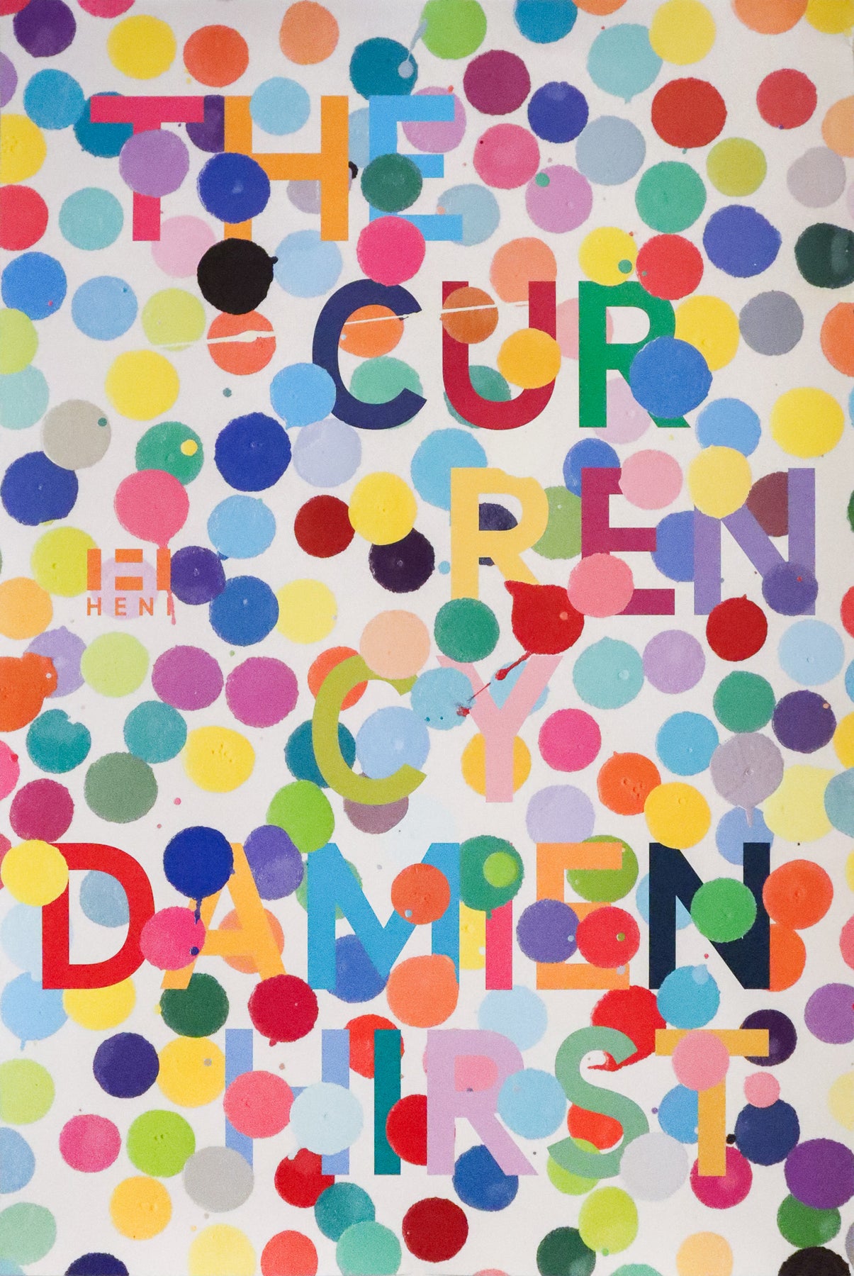 2016 British Exhibition poster - The Currency, Damien Hirst (Colored ...