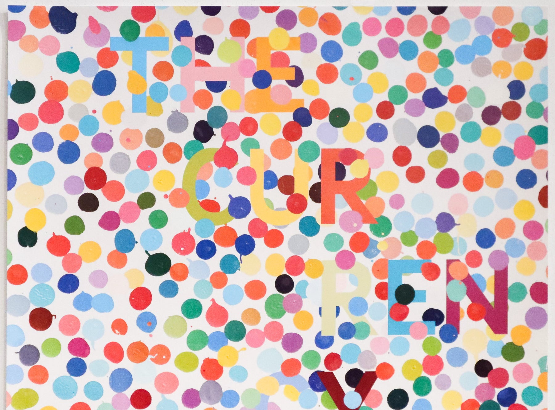2016 British Exhibition poster - The Currency, Damien Hirst (Colored ...