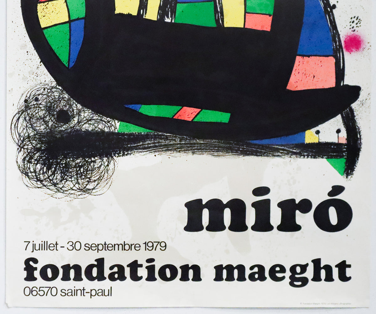 1979 Joan Miro Fondation Maeght Exhibition Poster – L'Affichiste