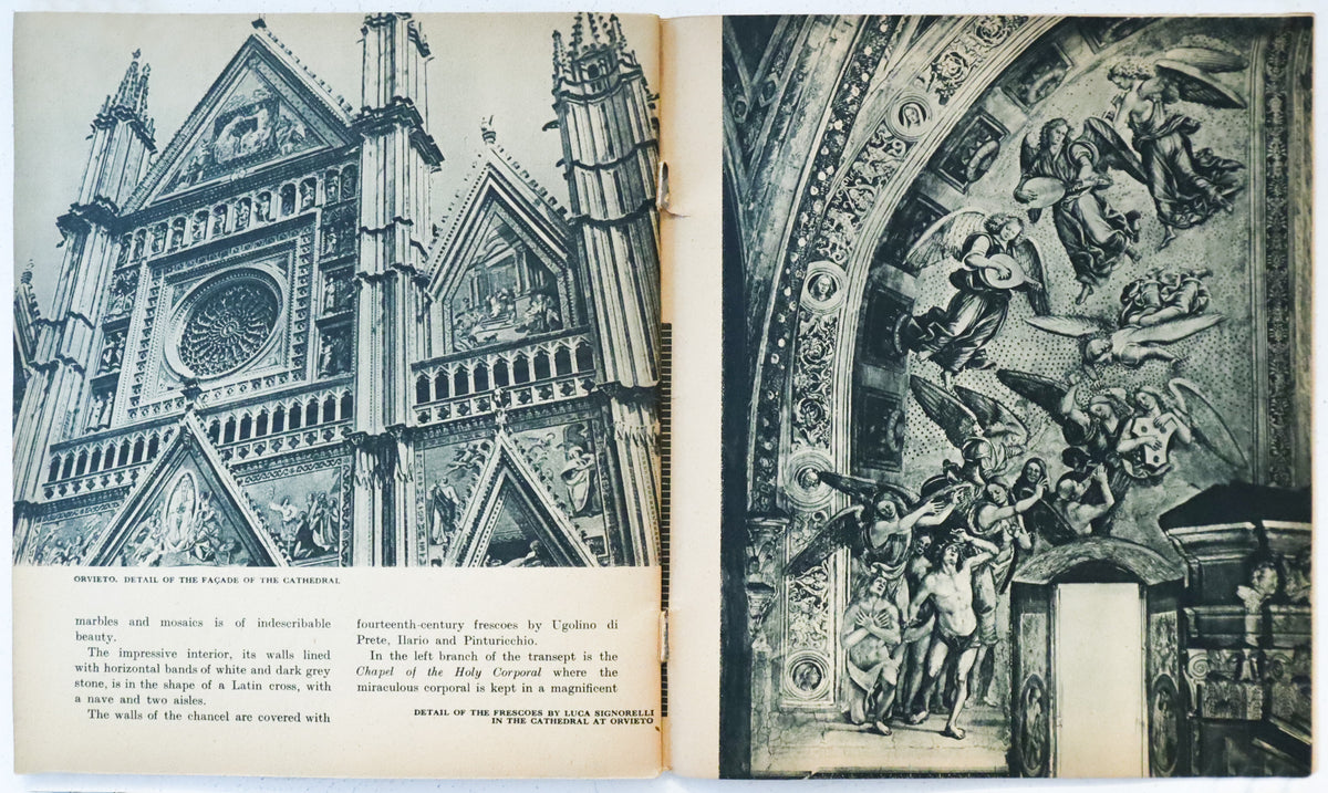 1937 Italian Travel and Tourism Pamphlet, UMBRIA – L'Affichiste