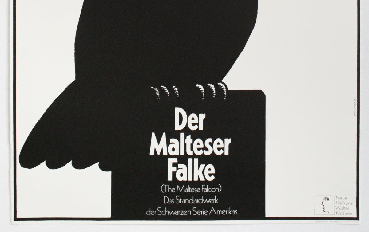 1994 Original German Movie Poster, Der Malteser Falke (The 100 Best Po ...
