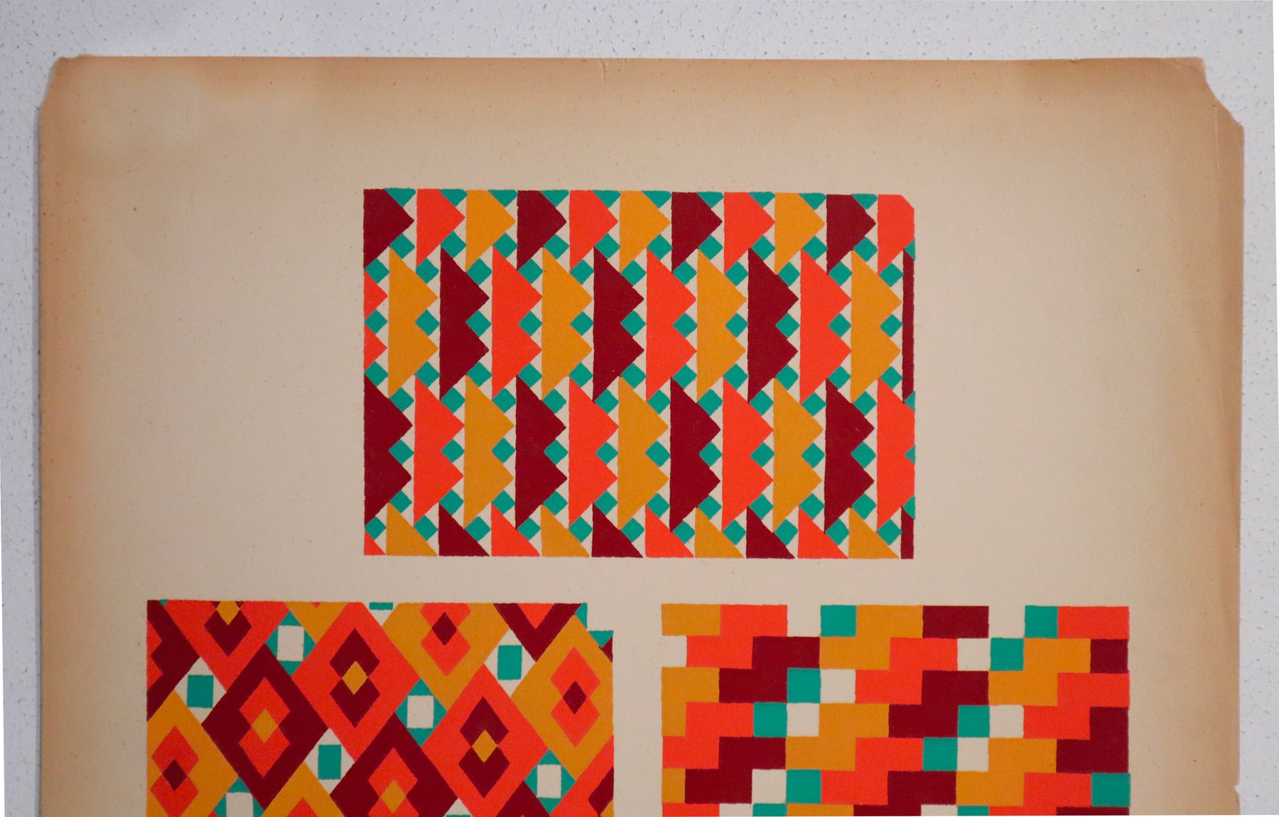 1928 American Botanical Design Pochoir, Inspirations (Book B, Plate 10 ...