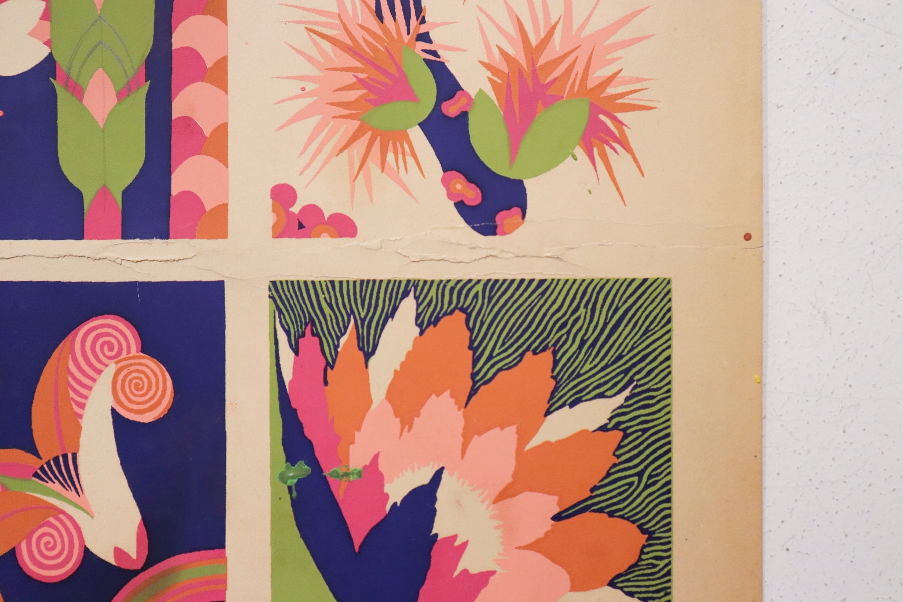 1928 American Botanical Design Pochoir, Inspirations (Book B, Plate 17 ...