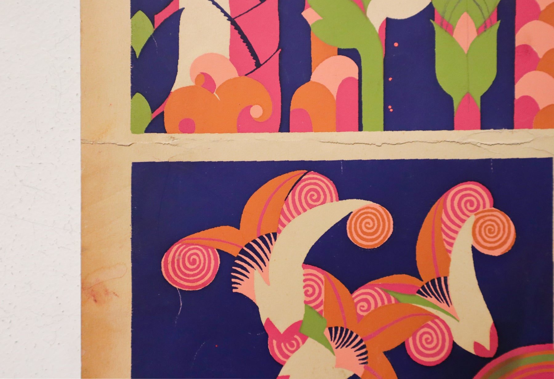 1928 American Botanical Design Pochoir, Inspirations (Book B, Plate 17 ...