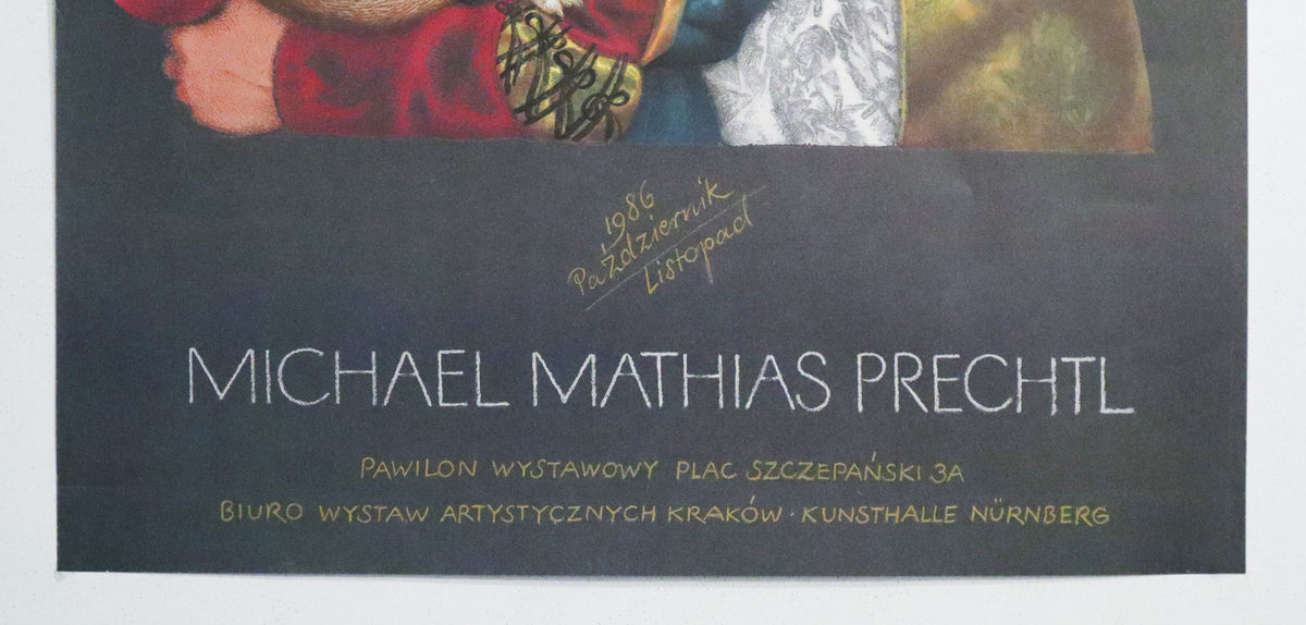 1986 Vintage Polish Exhibition poster - Michael Mathias Prechtl – L ...