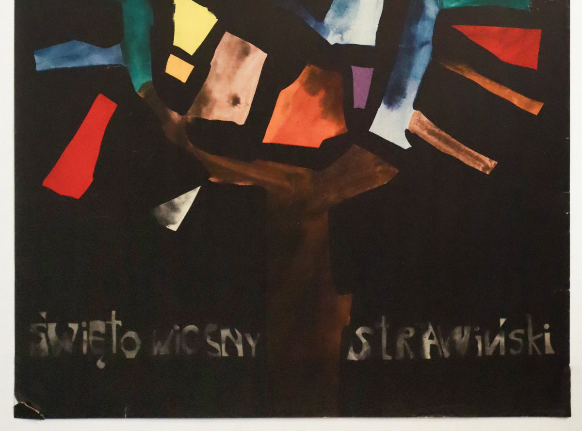 1962 Polish Opera Poster, The Rite of Spring (Stravinsky) - Lenica – L ...