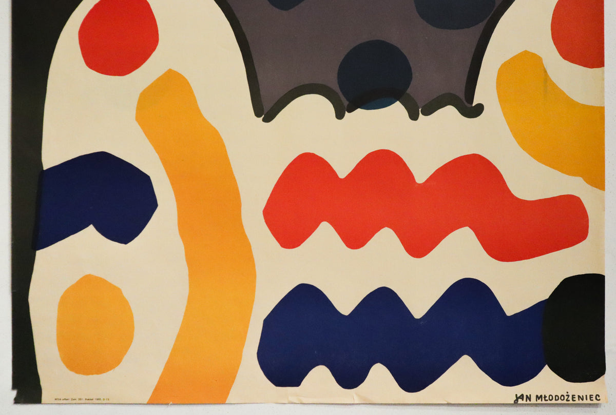 1988 Original Polish Opera Poster, Rossini - Teatr Wielki (Mlodozeniec ...