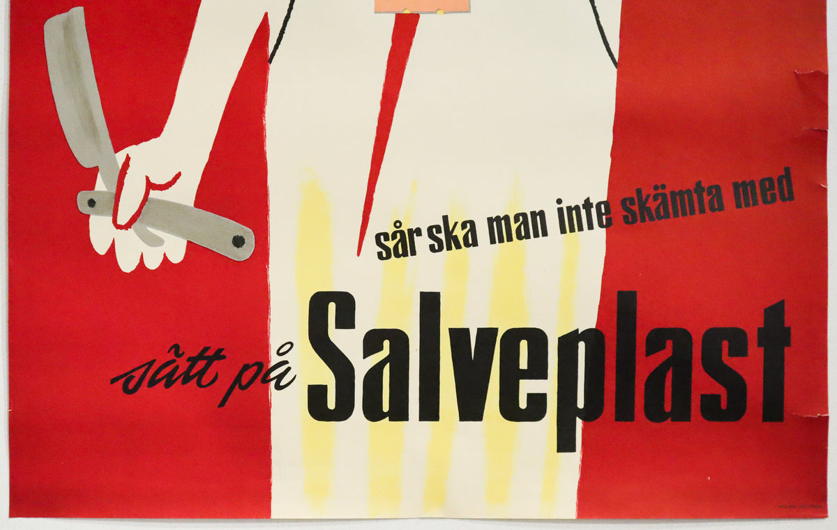 1954 Swedish Advertising poster - Salveplast (Bandaids) – L'Affichiste