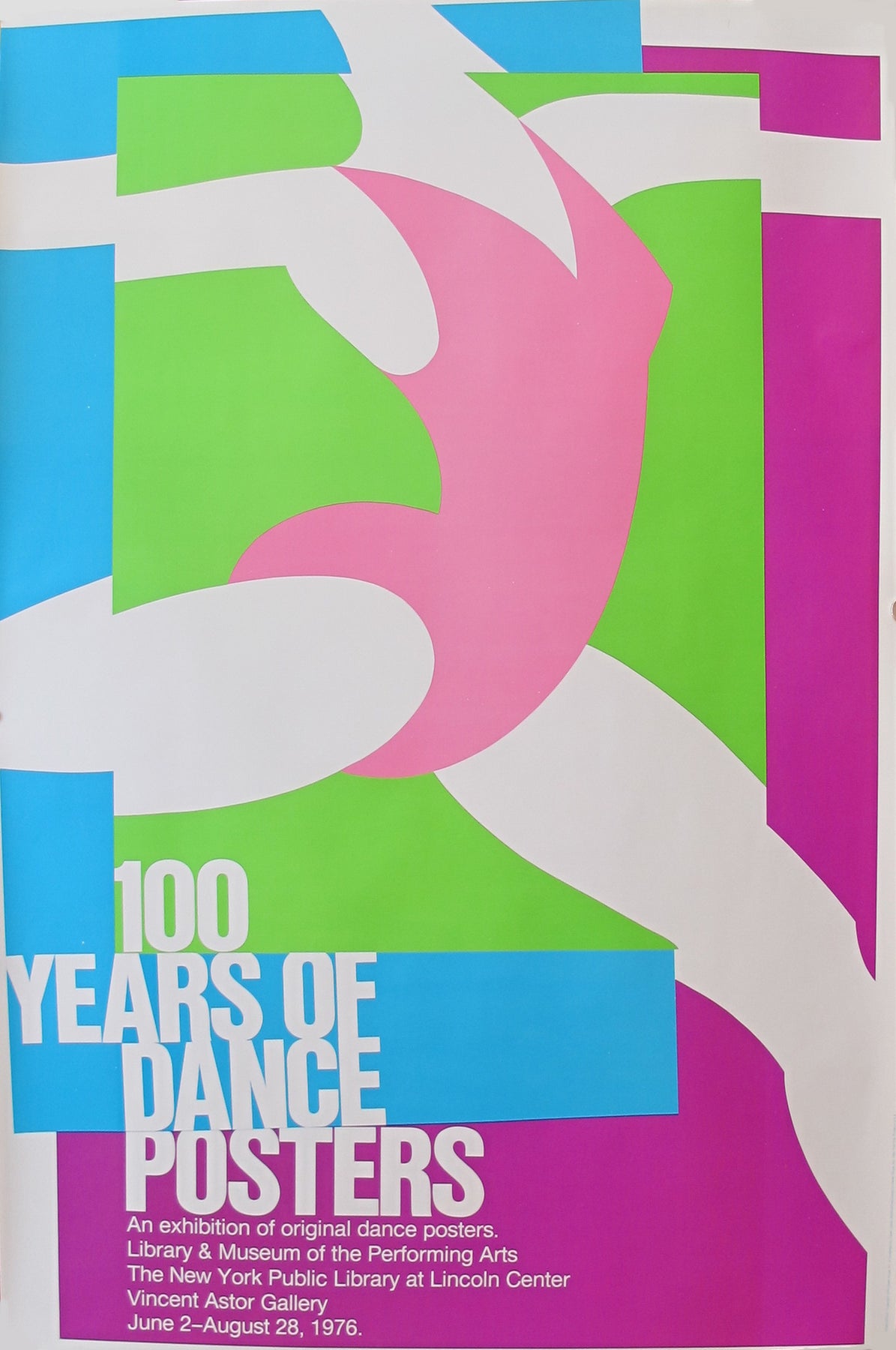 1976 Original American Exhibition Poster, 100 Years of Dance Posters ...
