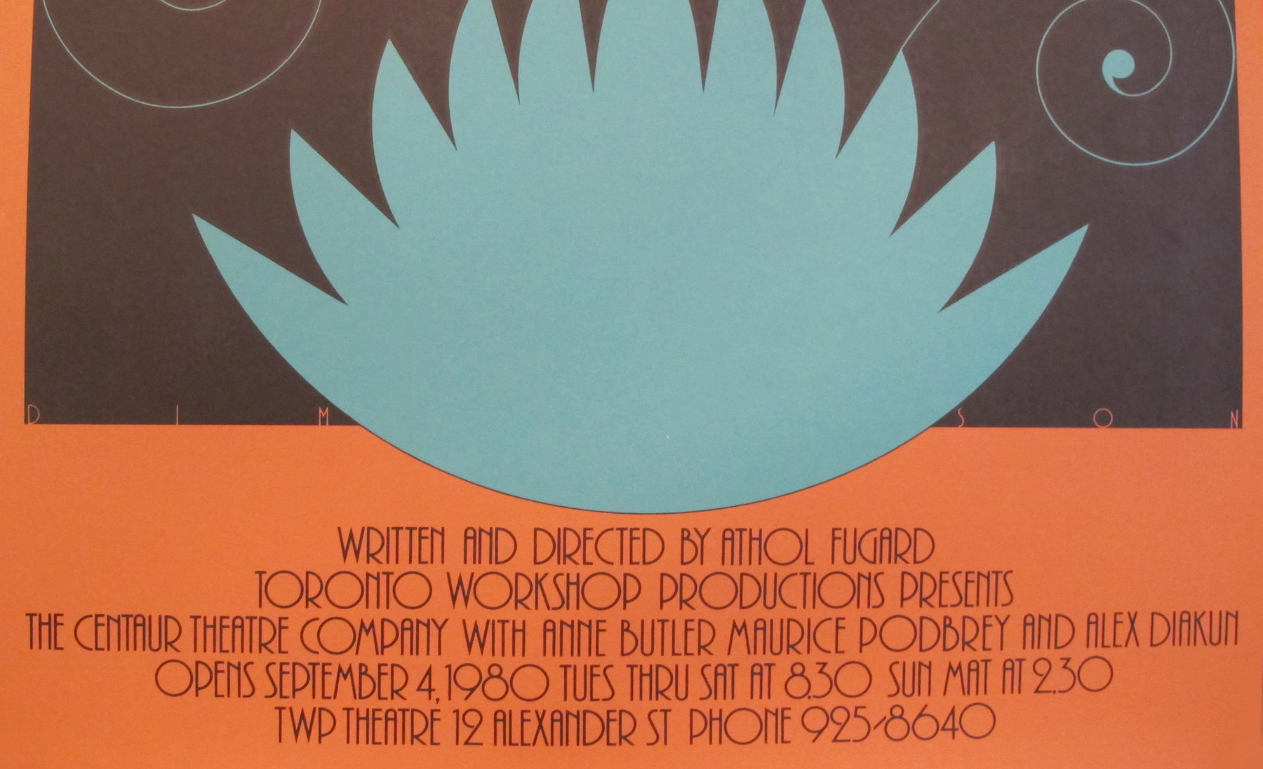 1980s Original Canadian Poster - A Lesson From Aloes by Theo Dimson – L ...