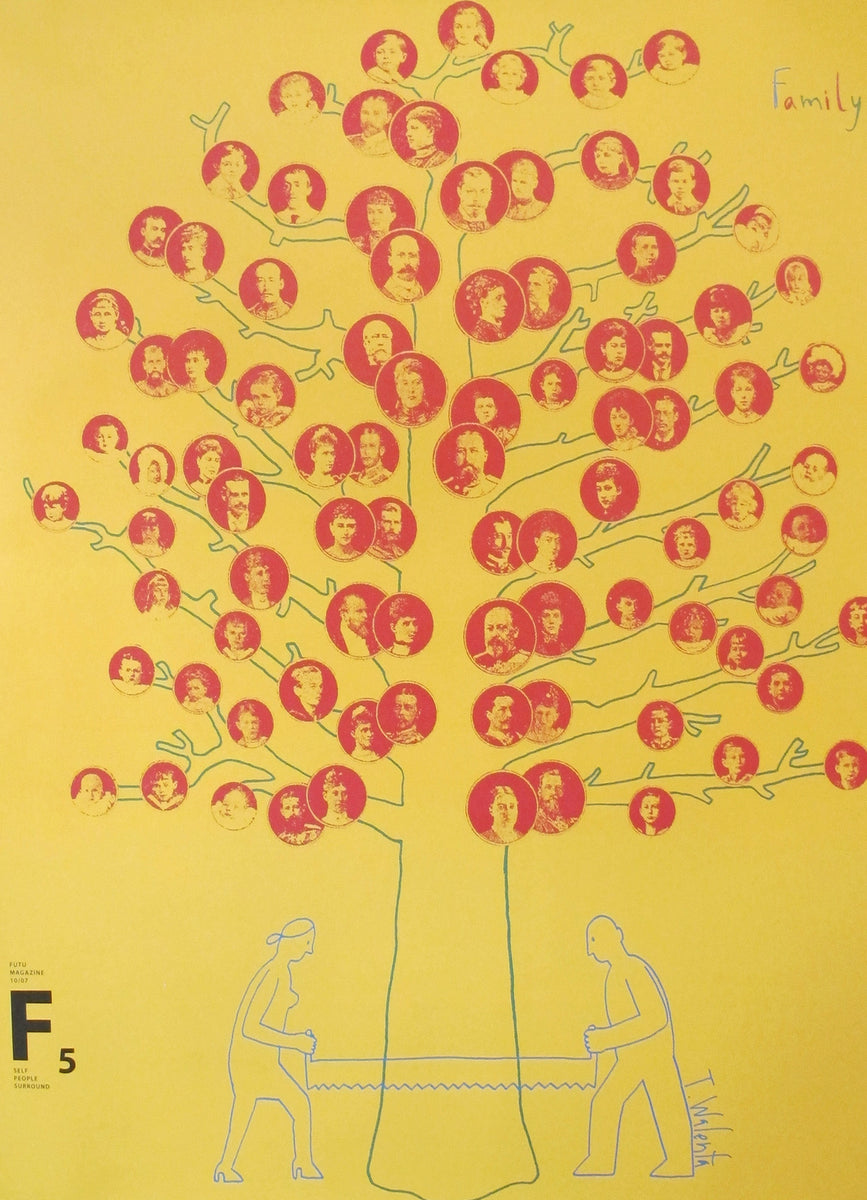 2007 Sérigraphie contemporaine, "Arbre généalogique" – L'Affichiste