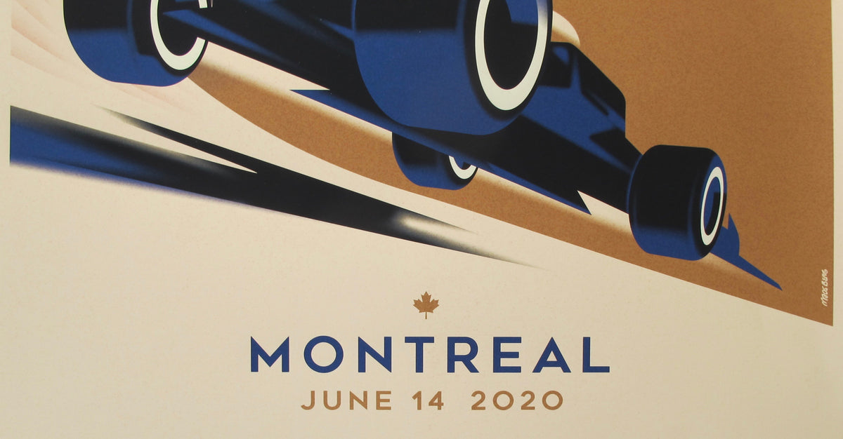 2020 Contemporary Mads Berg Sports Poster - Canadian Grand Prix, Montr ...