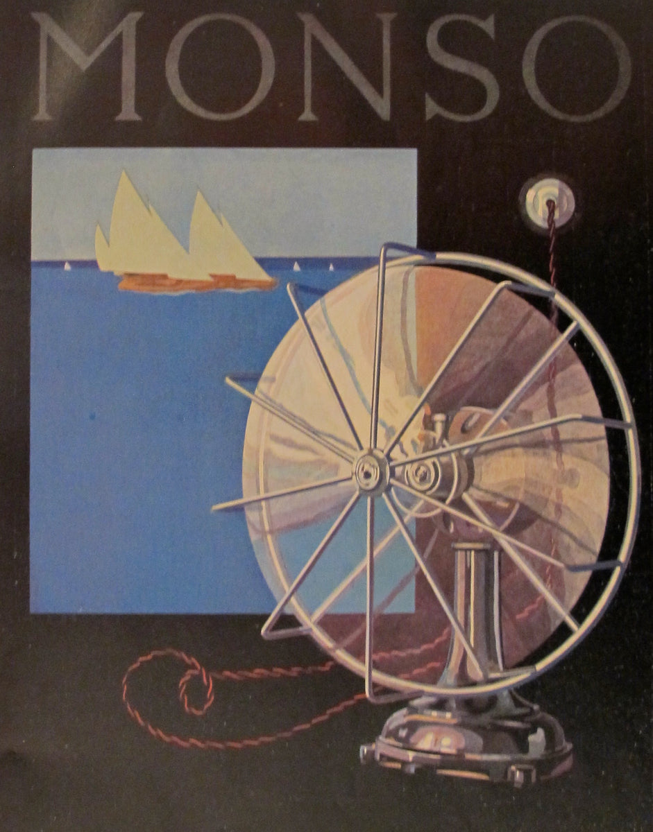 1923 Austrian Art Deco Poster, Monso #1 - Willrab – L'Affichiste