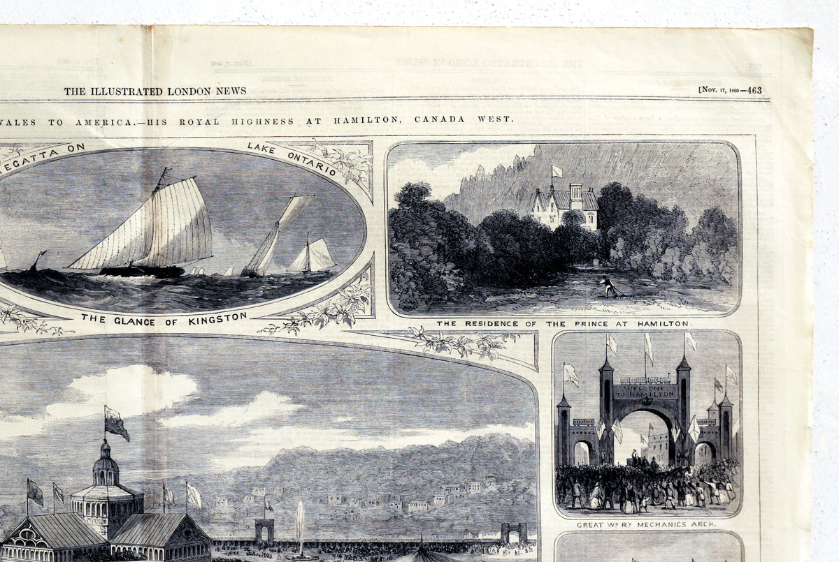 1860 English Newspaper - The Illustrated London News, Nov 17 1860 (Rec ...