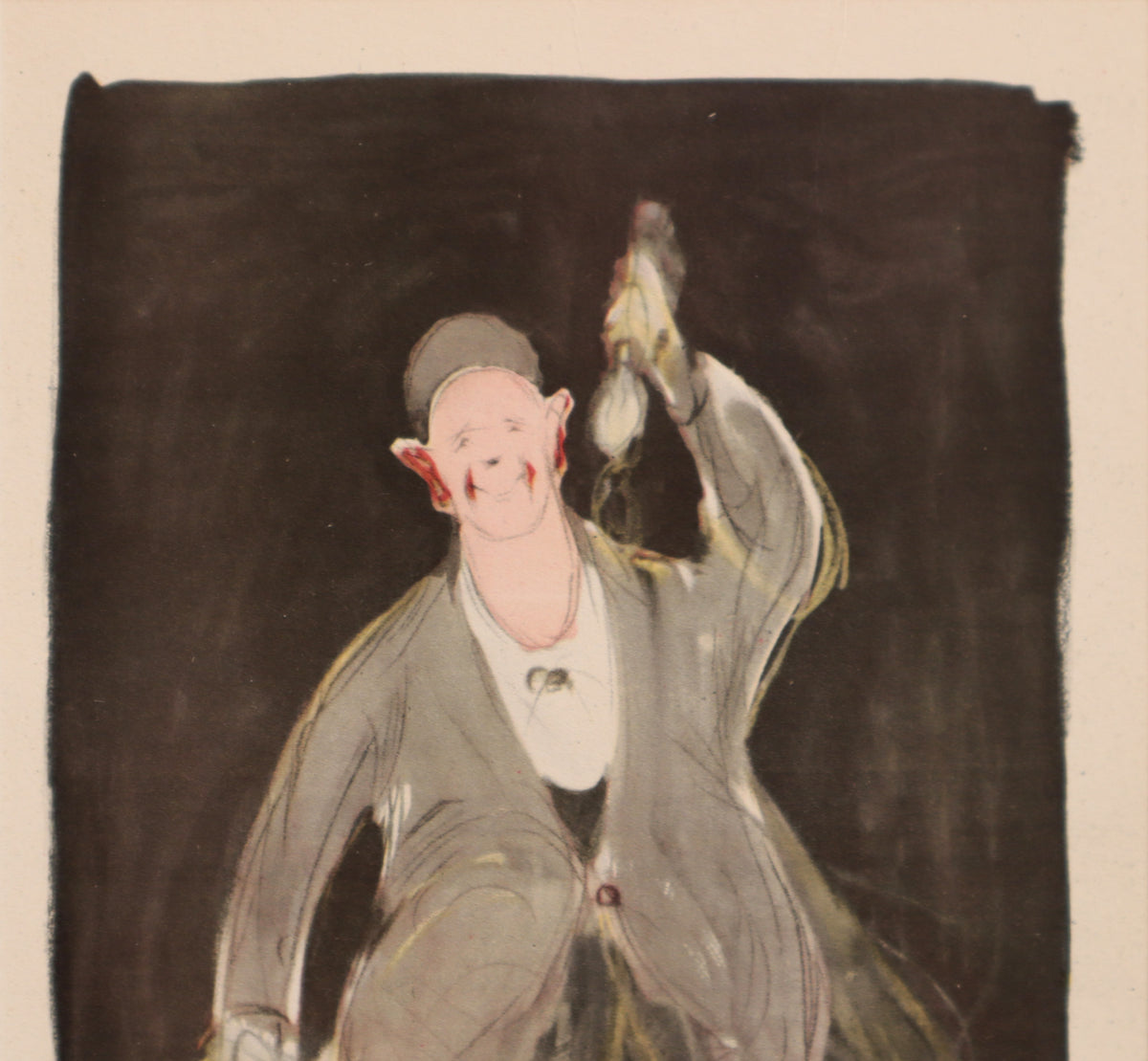 1946 French Magazine poster - Grock (esquisse, character sketch), Matt ...