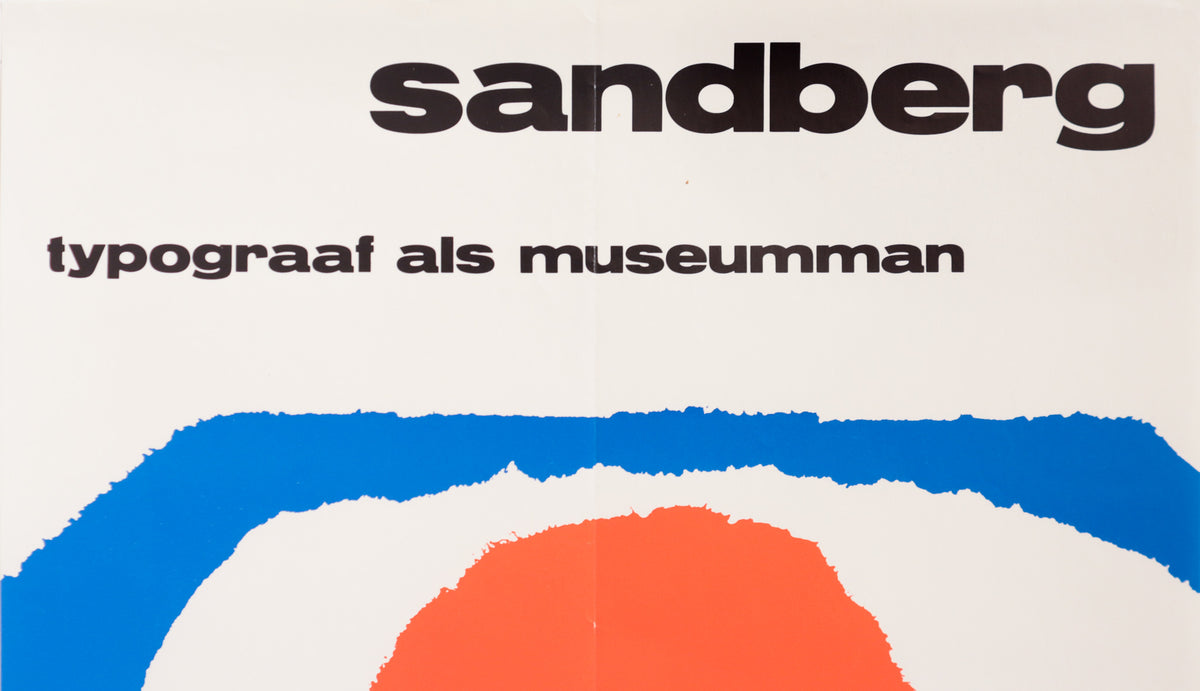 1982 Dutch Exhibition Poster - Willem Sandberg "Typographer as Museum ...