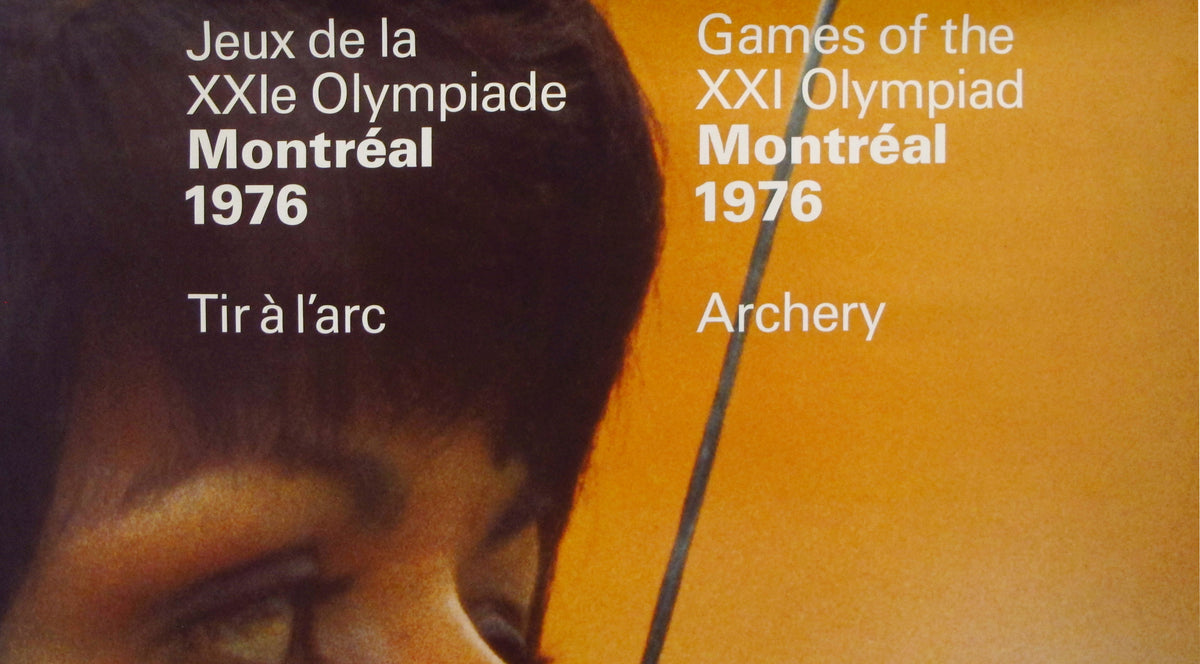 1976 Montreal Olympics Poster - Archery - COJO – L'Affichiste