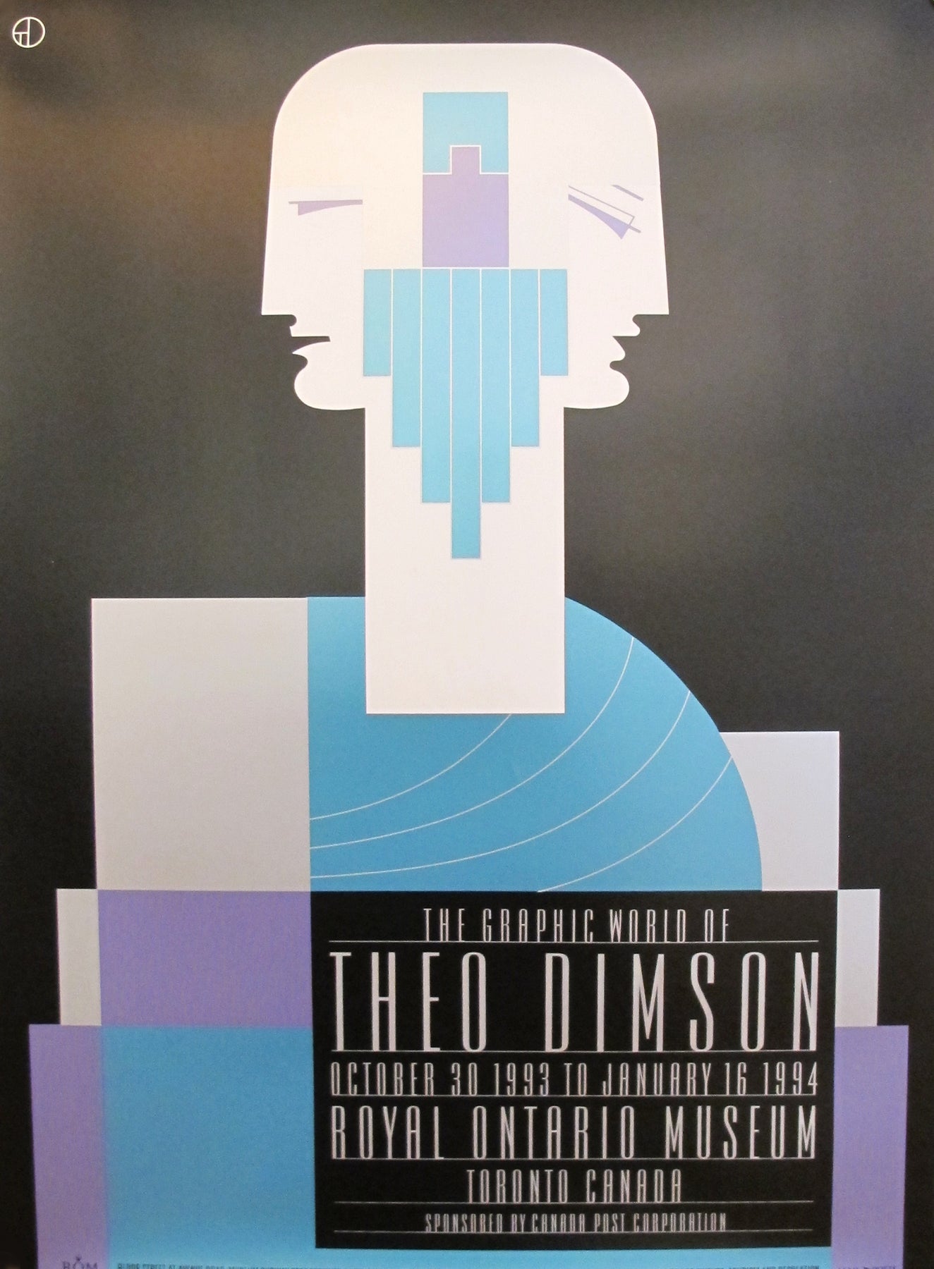 1990s Original Canadian Poster - The Graphic World of Theo Dimson by T ...