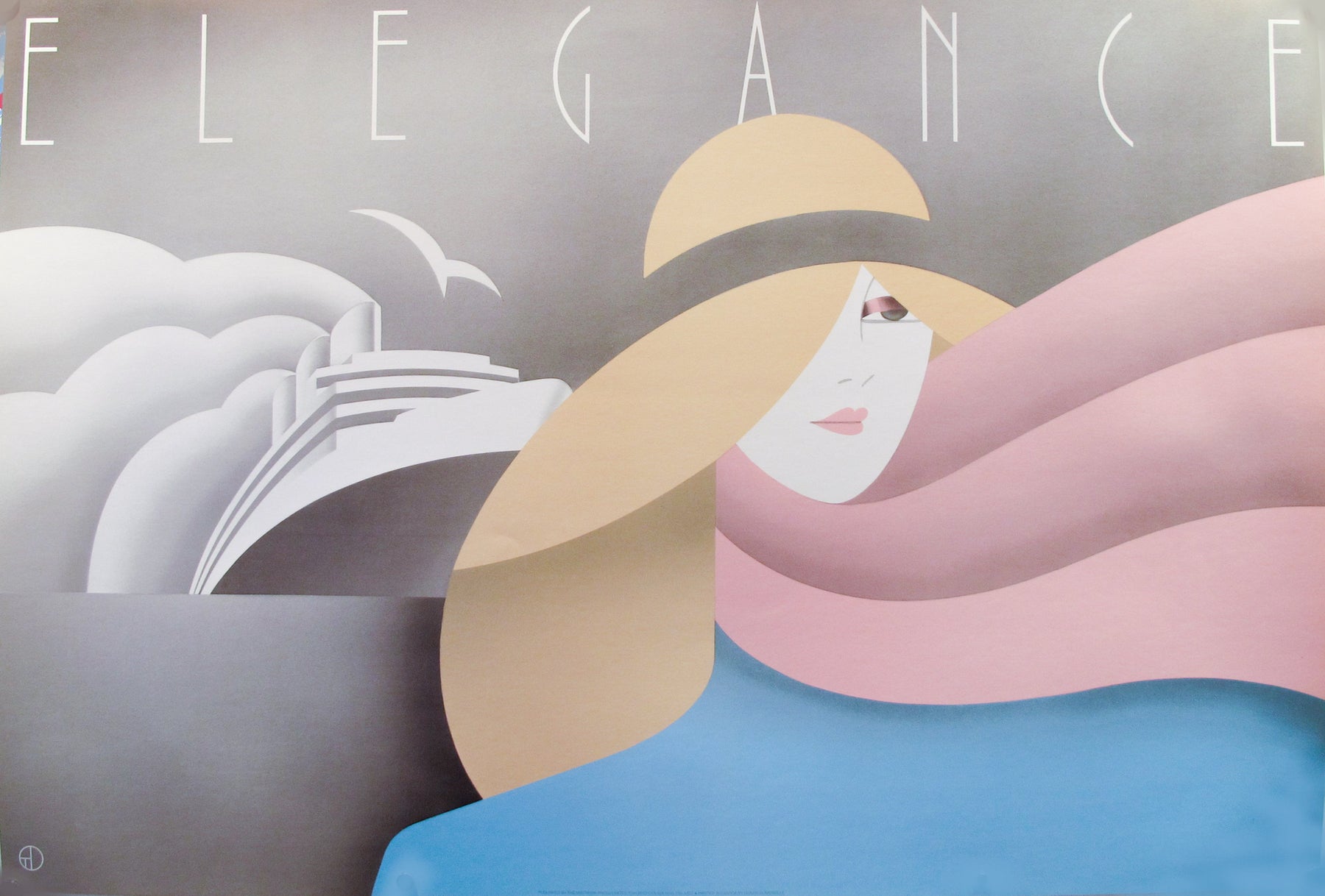 Affiche canadienne originale des années 1980 - Elegance de Theo Dimson ...