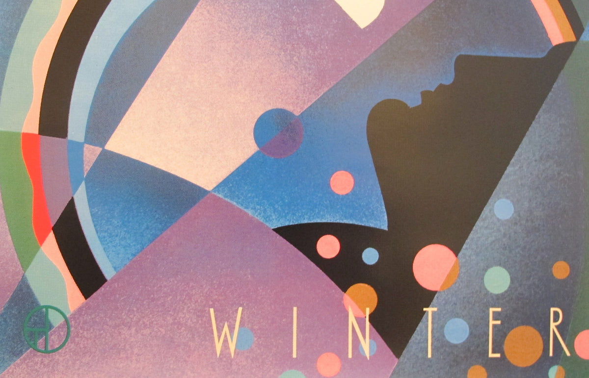 1980s Original Canadian Graphic Design Poster - Winter – L'Affichiste